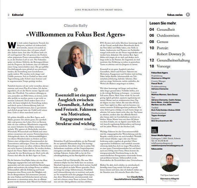 Willkommen zu Focus Best Agers